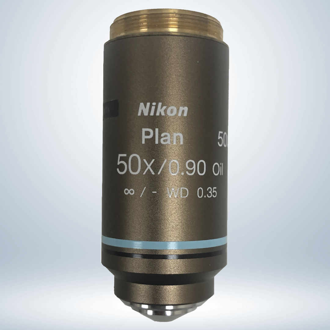 Nikon Microscope Objective Plan 50X/0.90 Oil (Refurbished ...