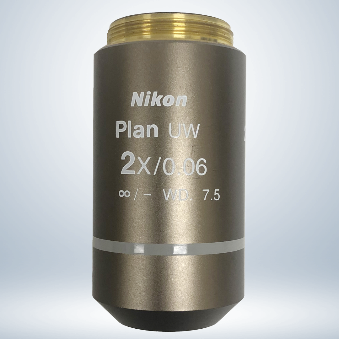 Nikon Microscope Objective Plan UW 2x/0.06 (Refurbished) - Refurbished ...